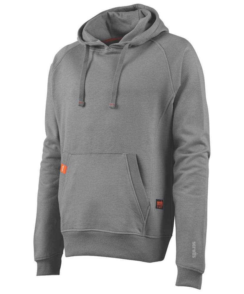 Scruffs Worker Hoodie Graphite X Large 51.5" Chest - Screwfix