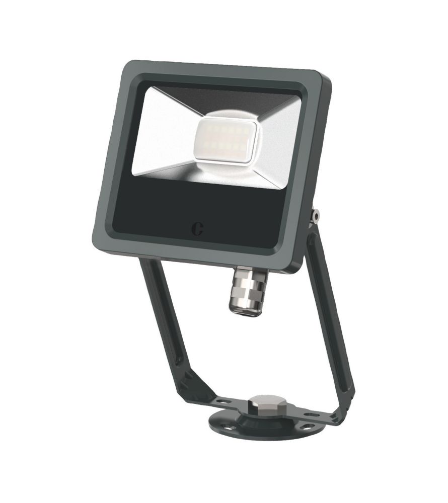 Collingwood Indoor & Outdoor LED Residential Floodlight Anthracite 10W ...