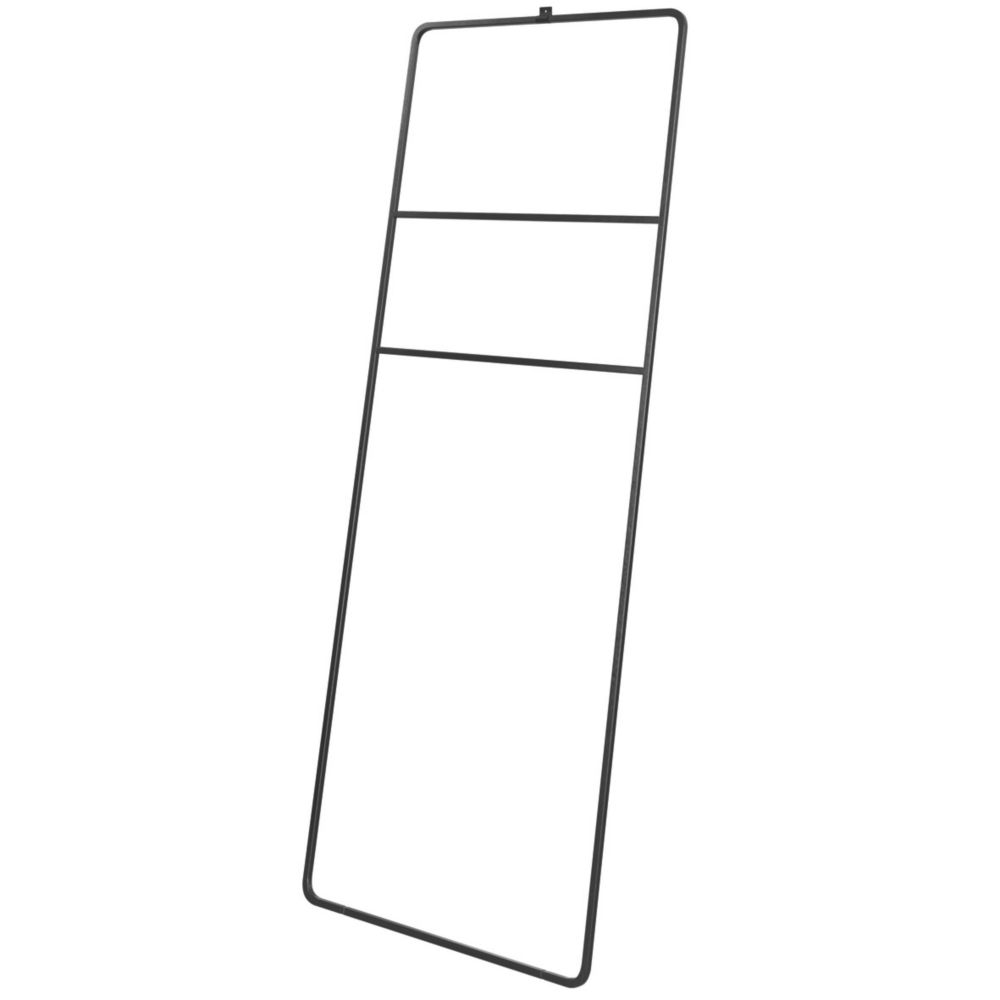 Elland Towel Rack Black 600mm x 12mm x 1600mm - Screwfix