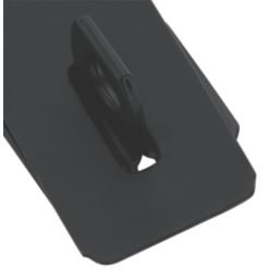 Smith & Locke Hasp & Staple Black Powder-Coated 90mm - Screwfix