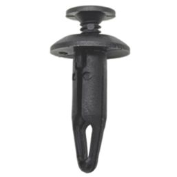 Pearl Consumables Screw Type Closed End Trim Rivets Black 6 Pack - Screwfix