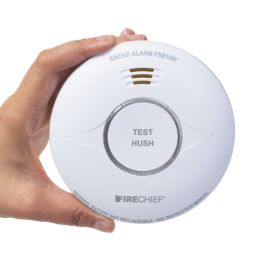 Firechief FSB10W Battery Interlinked Smoke Alarm - Screwfix