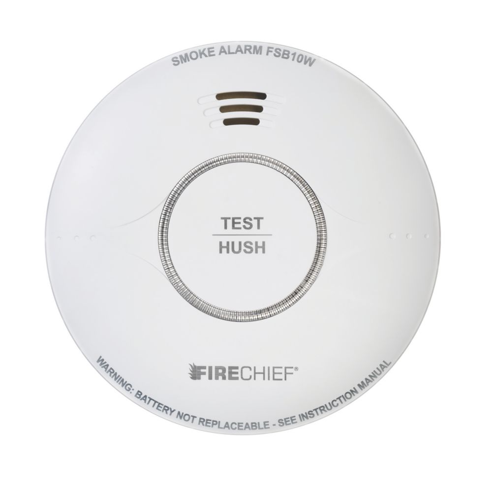 Firechief FSB10W Battery Interlinked Smoke Alarm - Screwfix