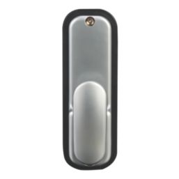 Smith & Locke Push-Button Lock w/ Holdback Facility 37.5mm Silver ...