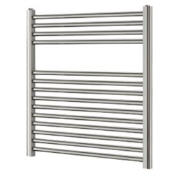 Blyss 700mm x 600mm 859BTU Chrome Flat Towel Radiator - Screwfix
