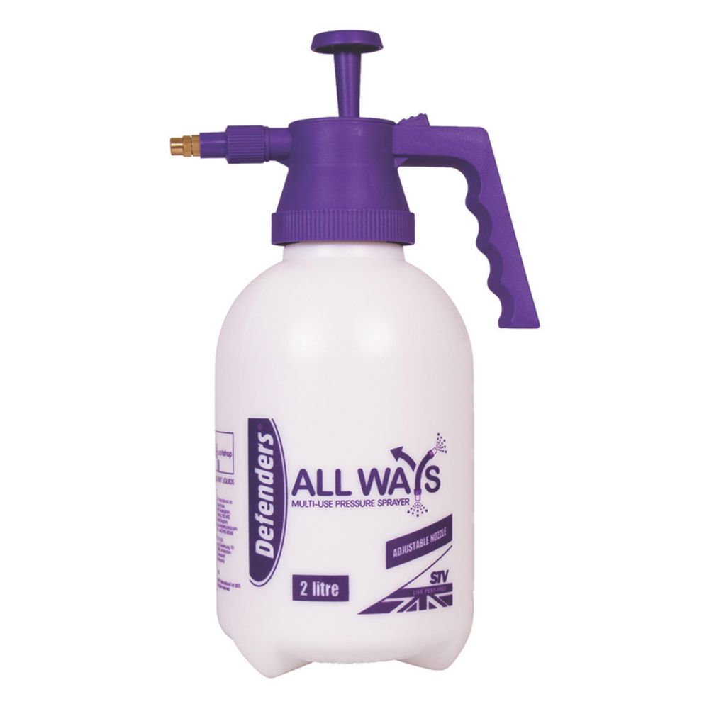 Defenders All Ways White / Purple Sprayer 2Ltr - Screwfix