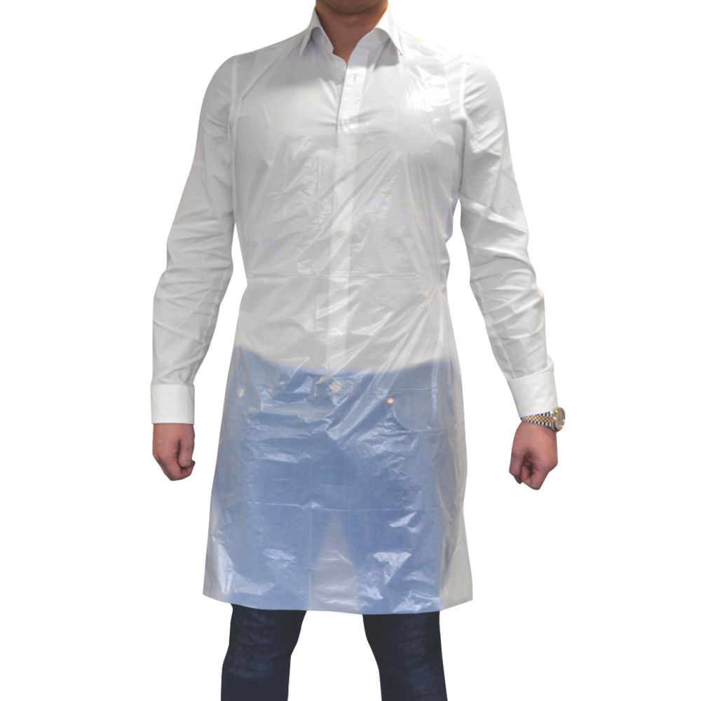 Wallace Cameron Apron White Large 40" Chest 100 Pack | First Aid ...