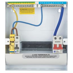 Lewden PRO 11-Module 7-Way Part-Populated Main Switch Consumer Unit ...