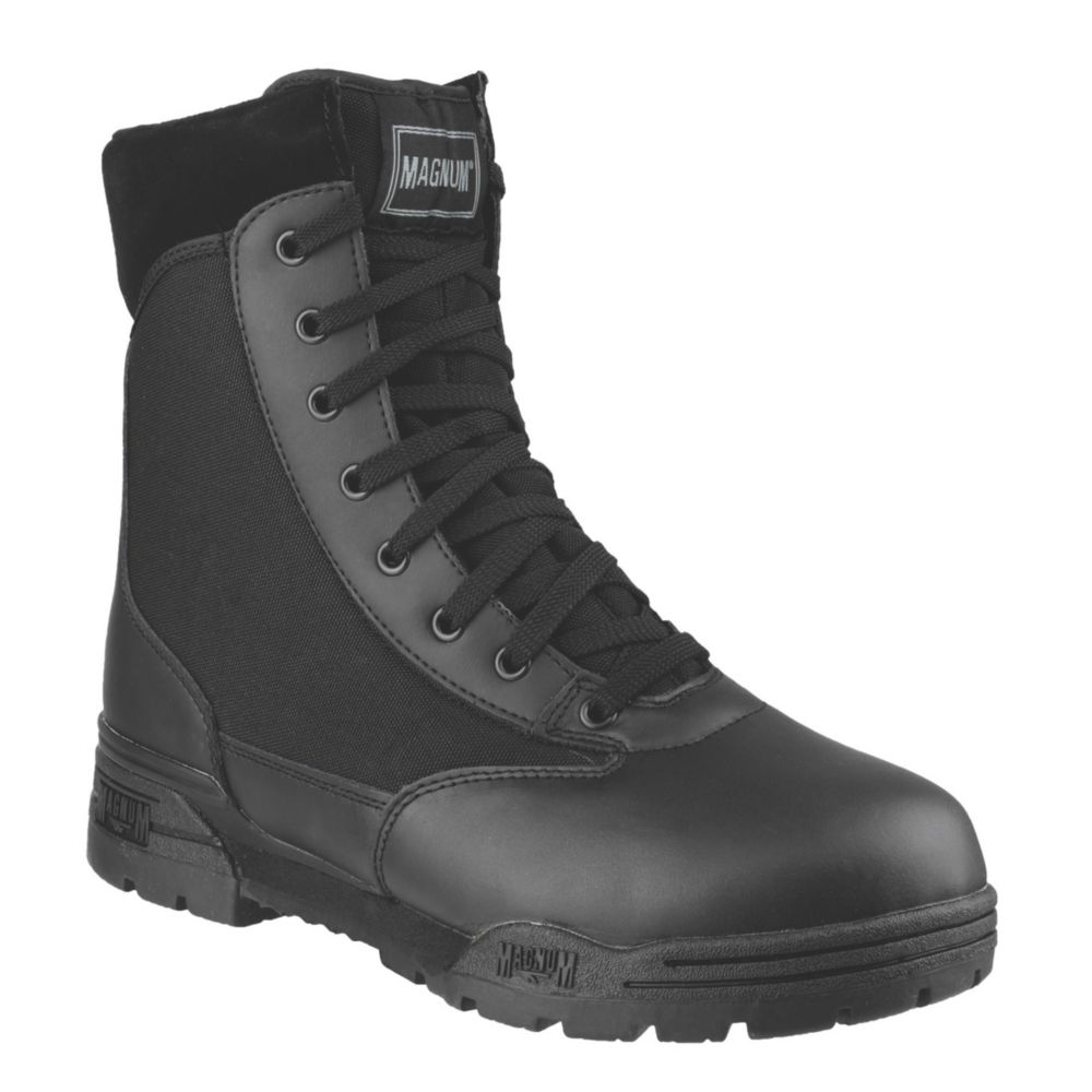 Magnum Classic Uniform Size 3 Black Non Safety Work Boots - Screwfix