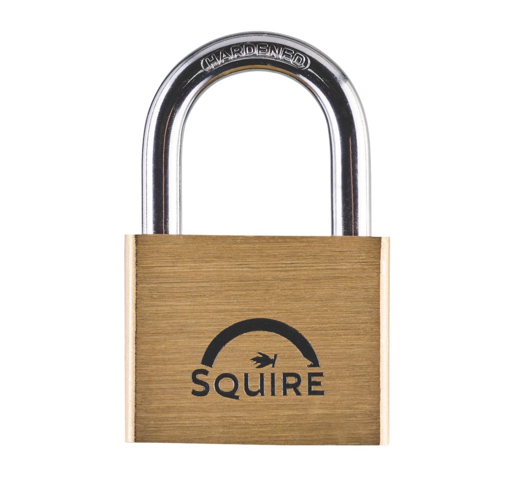 Squire LN5 Brass Keyed Alike Water-Resistant Padlock 50mm - Screwfix