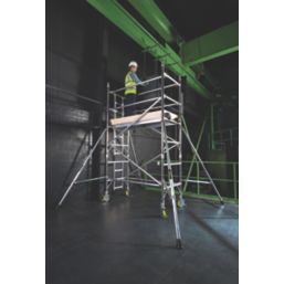 Boss Ladderspan 3T Single Depth Aluminium Tower 0.6m x 1.8m x 2.2m ...