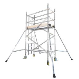 Boss Ladderspan 3T Single Depth Aluminium Tower 0.6m x 1.8m x 2.2m ...