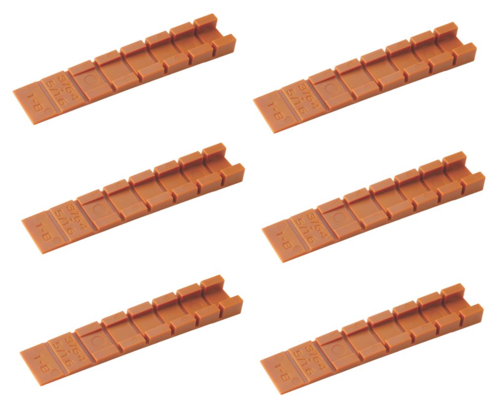 Easyfix Wedge Strips One Size 100mm x 1-8mm x 20mm 50 Pieces - Screwfix