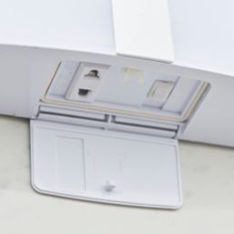 Saxby Vesta Dual Voltage LED Shaver Light White 12W 600lm - Screwfix