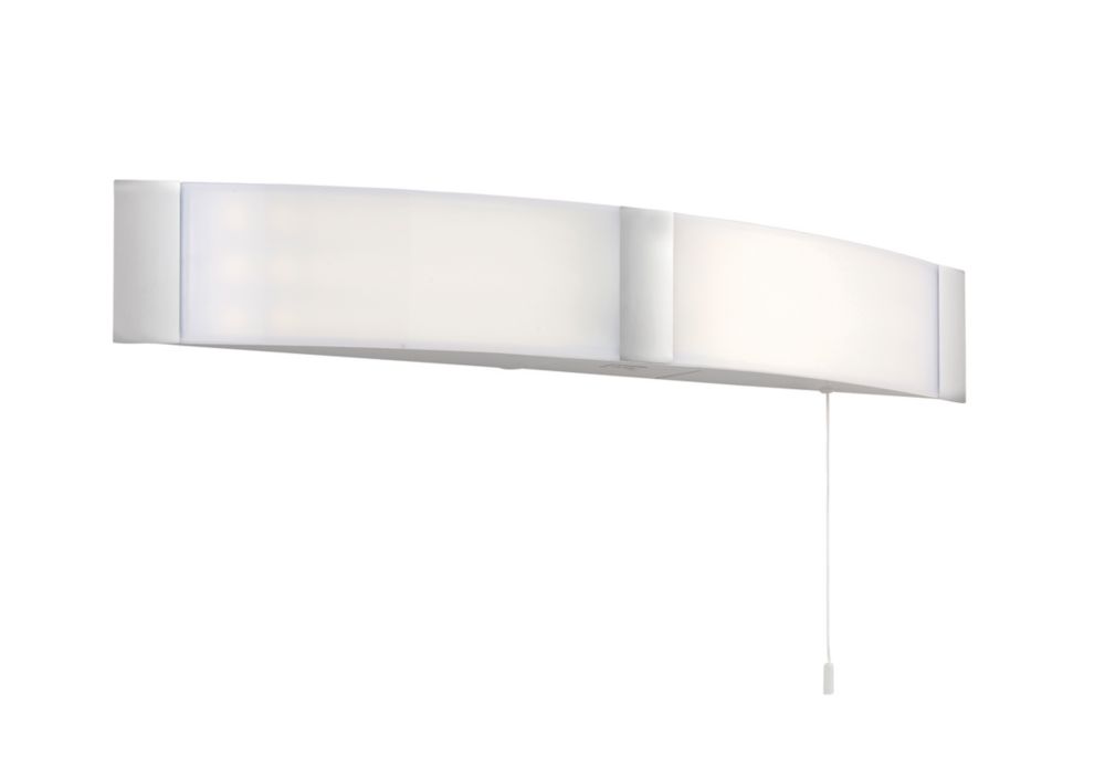 Saxby Vesta Dual Voltage LED Shaver Light White 12W 600lm - Screwfix