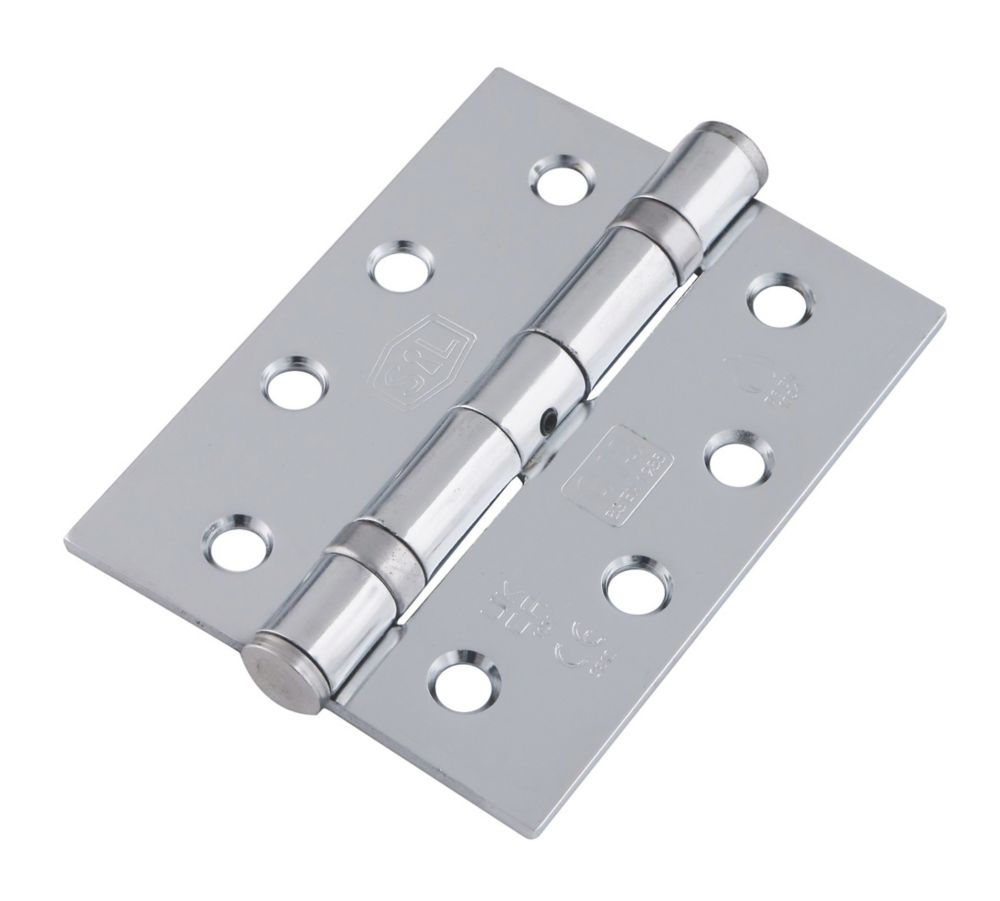 Smith & Locke Polished Chrome Grade 13 Fire Rated Ball Bearing Door ...