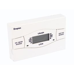 Drayton LP241 2-Channel Digital Programmer - Screwfix