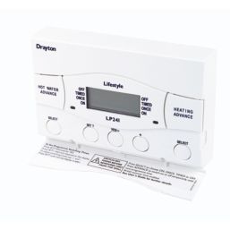 Drayton LP241 2-Channel Digital Programmer - Screwfix