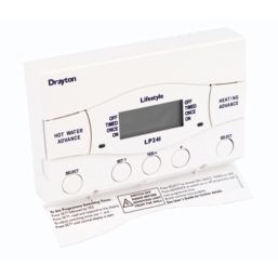 Drayton LP241 2-Channel Digital Programmer - Screwfix