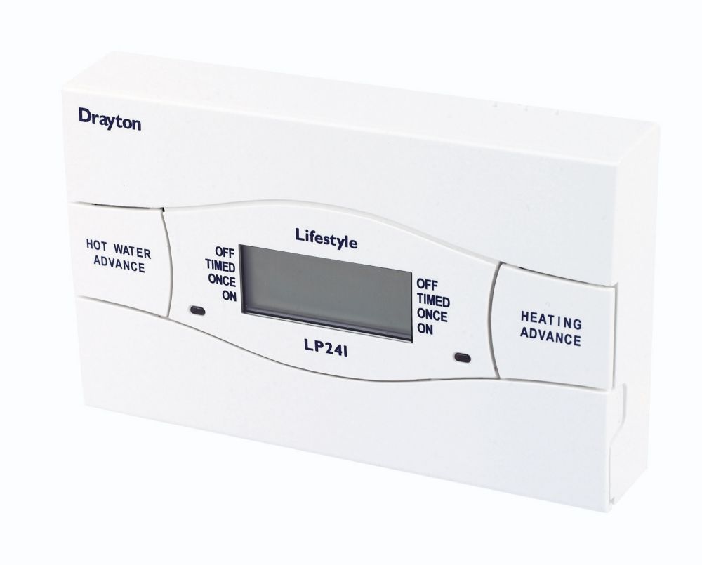 Drayton LP241 2-Channel Digital Programmer - Screwfix