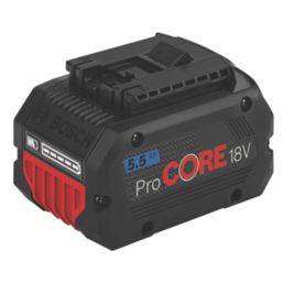Bosch 1600A02149 18V 5.5Ah Li-Ion CoolPack ProCORE Battery - Screwfix