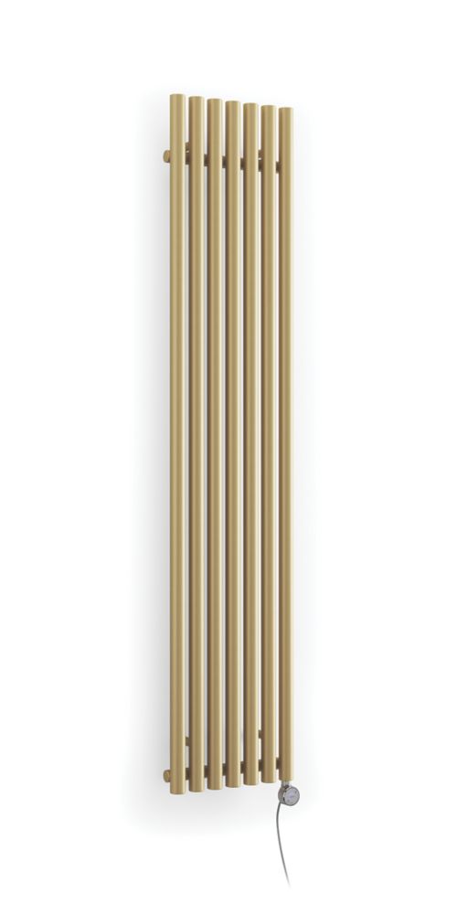 Terma Rolo Wall-Mounted Smart Designer Radiator Brass 800W | Electric ...