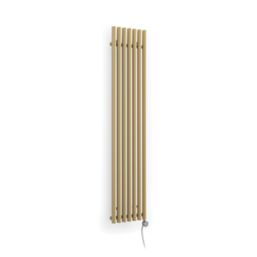 Terma Rolo 800W Electric Smart Designer Radiator 1800mm x 370mm Brass ...