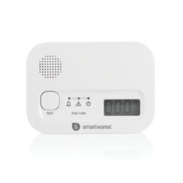 Smartwares FGA-13041 Battery Standalone Carbon Monoxide Alarm - Screwfix