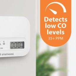 Smartwares FGA-13041 Battery Standalone Carbon Monoxide Alarm - Screwfix