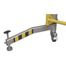 Werner Single Depth Aluminium Telescopic Tower 0.6m x 1.42m x 2m - Screwfix