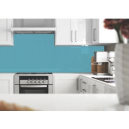 Splashwall Ocean Glass Splashback 600mm x 750mm x 6mm - Screwfix