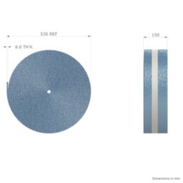 JG Speedfit JGUFHEDGE Edge Insulation Roll 150mm x 25m - Screwfix