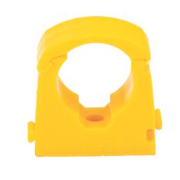 Talon 22mm Hinged Clips Yellow 20 Pack - Screwfix