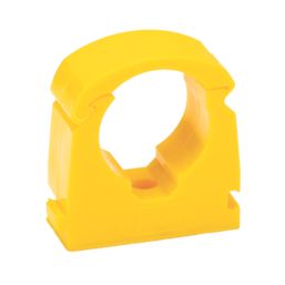 Talon 22mm Hinged Clips Yellow 20 Pack - Screwfix