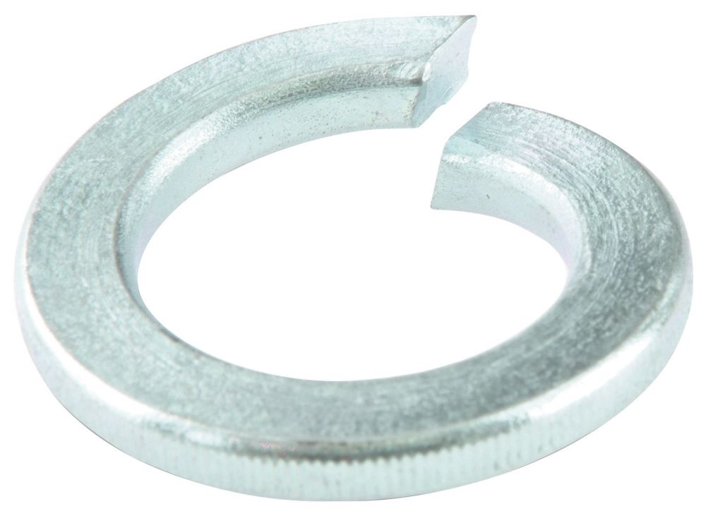 Easyfix Steel Split Ring Washers M6 x 1.6mm 100 Pack - Screwfix