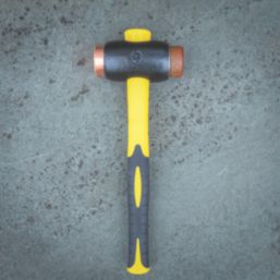Thor Size 4 Copper/Hide Hammer 5 1/2lb (2.5kg) - Screwfix