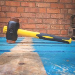 Thor Size 4 Copper/Hide Hammer 5 1/2lb (2.5kg) - Screwfix