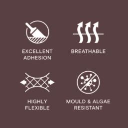 LickPro 5Ltr Smooth Purple 03 Masonry Paint - Screwfix