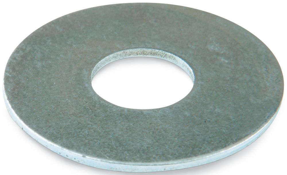 Easyfix Steel Large Flat Washers M5 x 1.2mm 100 Pack - Screwfix