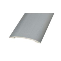 Self-Adhesive Cover Strip Silver 900mm x 38mm - Screwfix