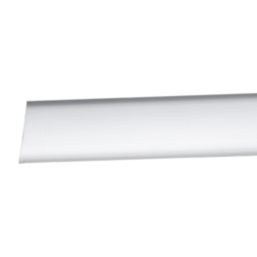 Self-Adhesive Cover Strip Silver 900mm x 38mm - Screwfix