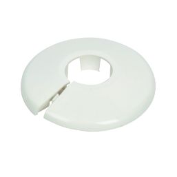 Talon 22mm Pipe Collars White 10 Pack - Screwfix