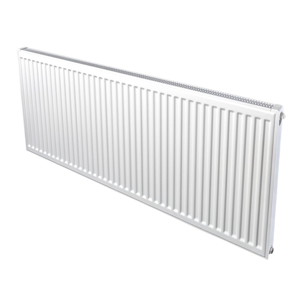 Stelrad 600mm x 1400mm 4327BTU White Type 11 Convector Radiator - Screwfix