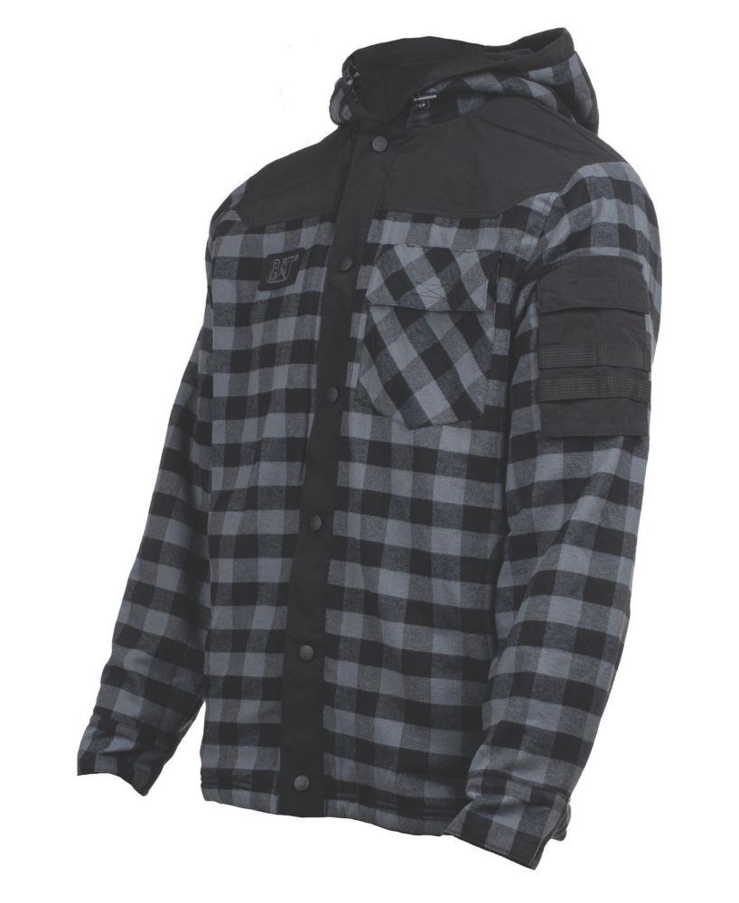 CAT Sequoia Work Fleece Jacket Grey Large 41" Chest - Screwfix