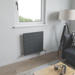 Ximax Henry 603mm x 600mm 1167BTU Anthracite Square Designer Radiator ...