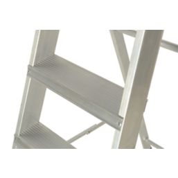 Werner Aluminium 1.48m 4 Step Platform Step Ladder - Screwfix