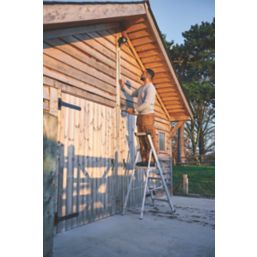 Werner Aluminium 1.48m 4 Step Platform Step Ladder - Screwfix