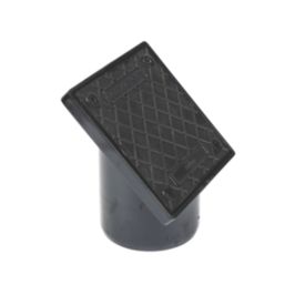 FloPlast Push-Fit Plain-End 45° Square Rodding Point (Spigot) 110mm ...