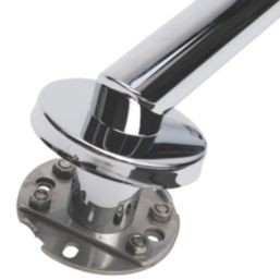 Croydex Straight Household Grab Bar Chrome 300mm - Screwfix