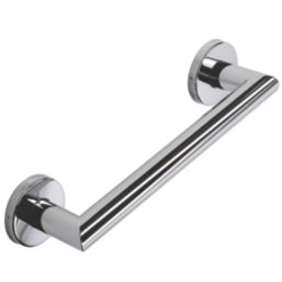 Croydex Straight Household Grab Bar Chrome 300mm - Screwfix